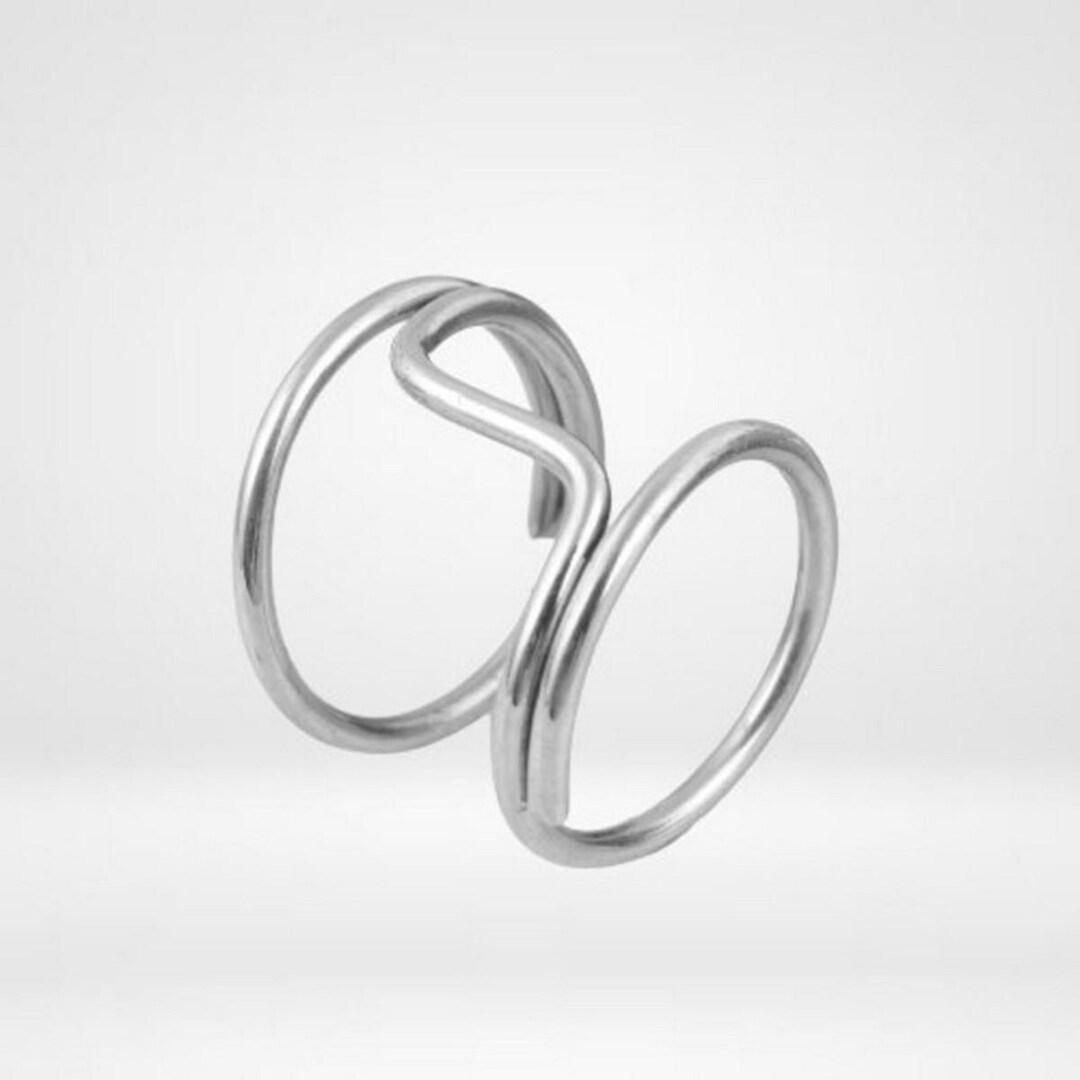 Arthritis Ring, Splint Knuckle Ring, Midi Ring, German Silvermodern ...