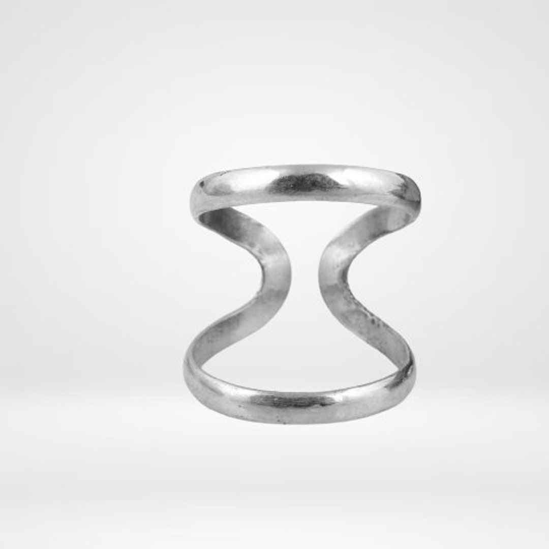 Evaswan© Sterling Silver Splint Ring Adjustable for PIP or DIP Joint ...