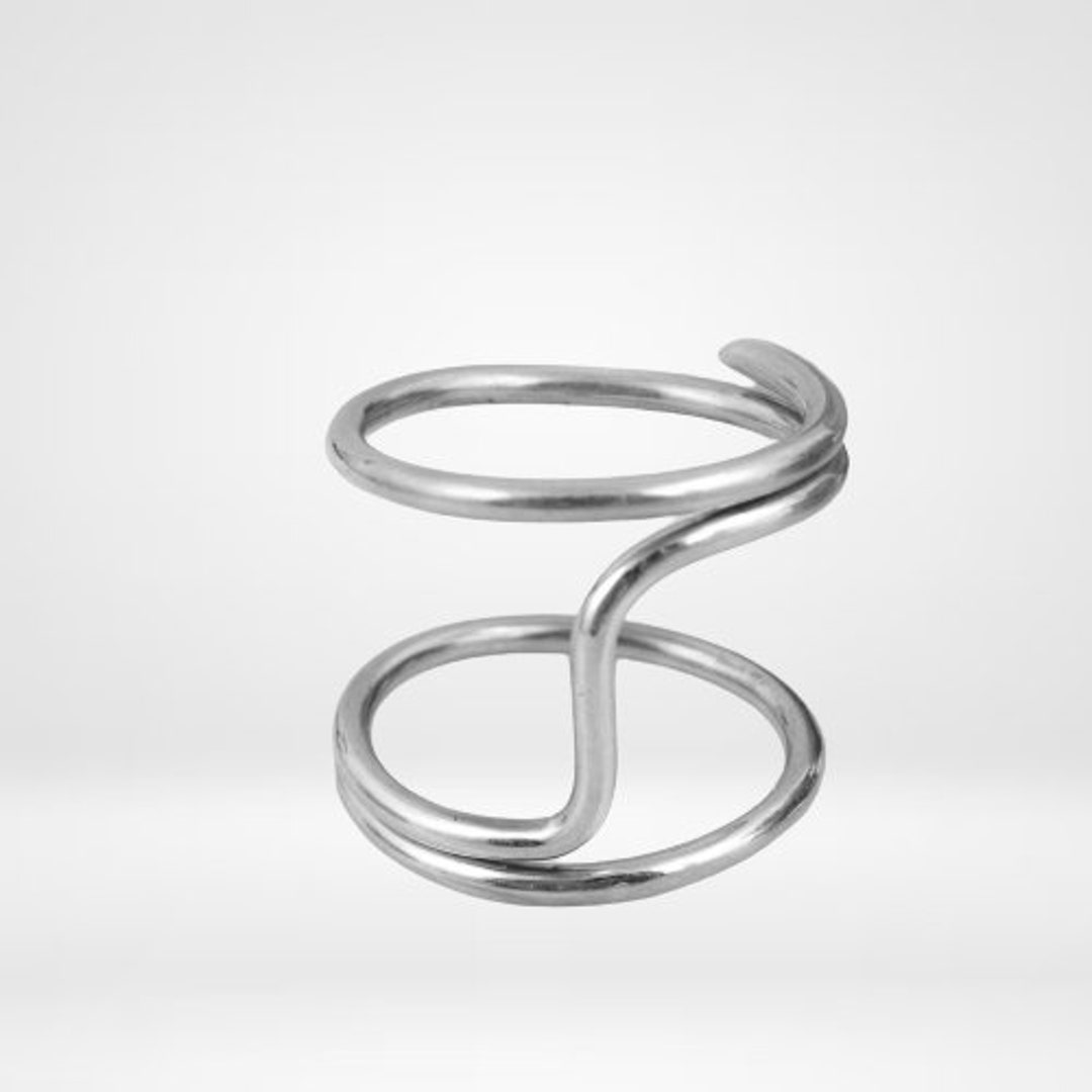 Arthritis Ring, Splint Knuckle Ring, Midi Ring, Sterling Silver, EDS ...