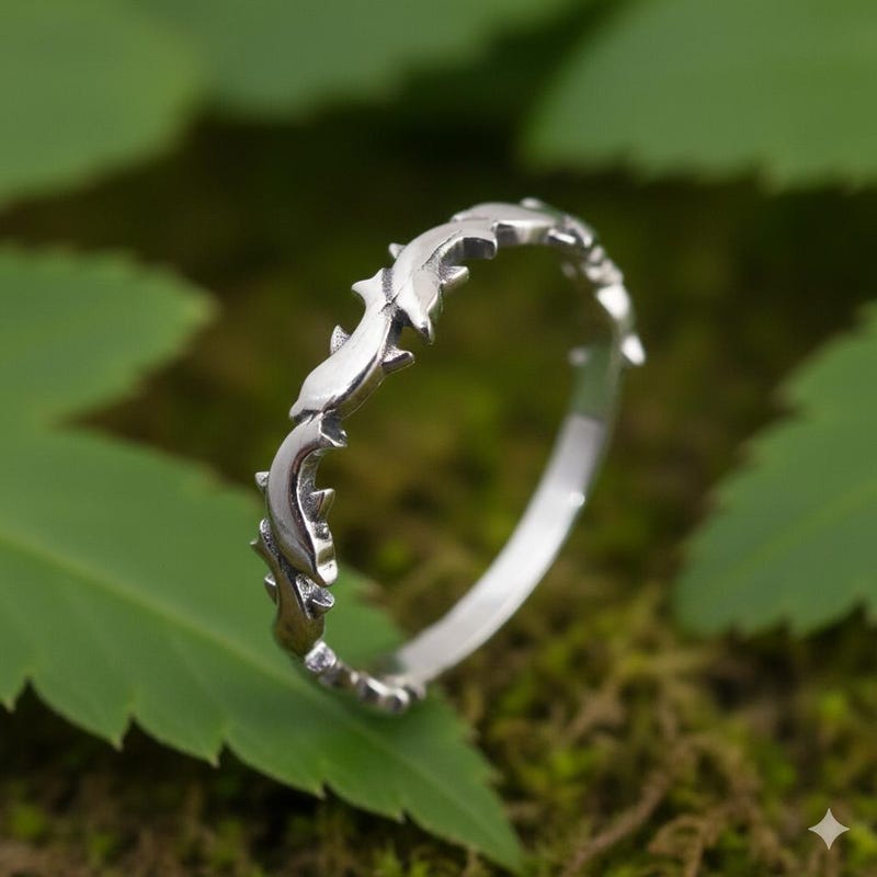 Rose Thorn Ring - Etsy