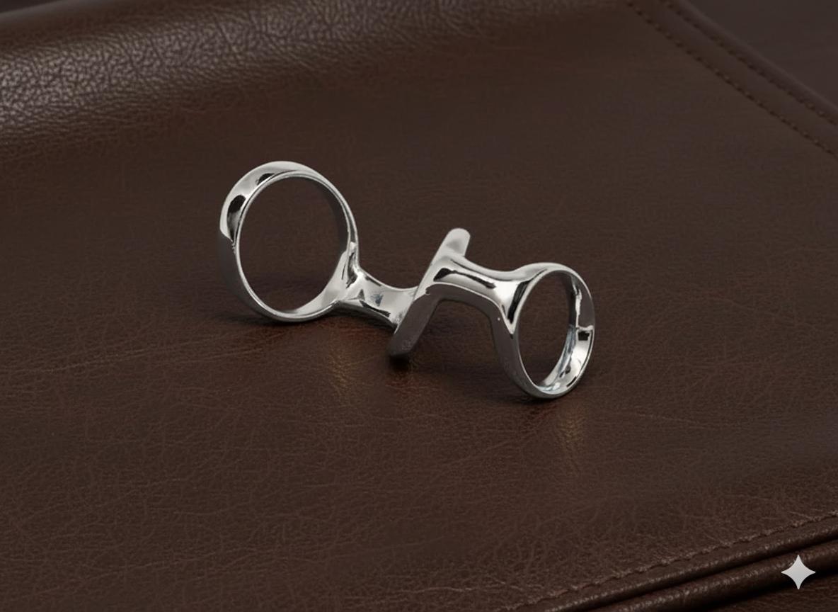 Set of Arthritis Finger Splint Rings | Silver EDS Support Rings | Joint ...