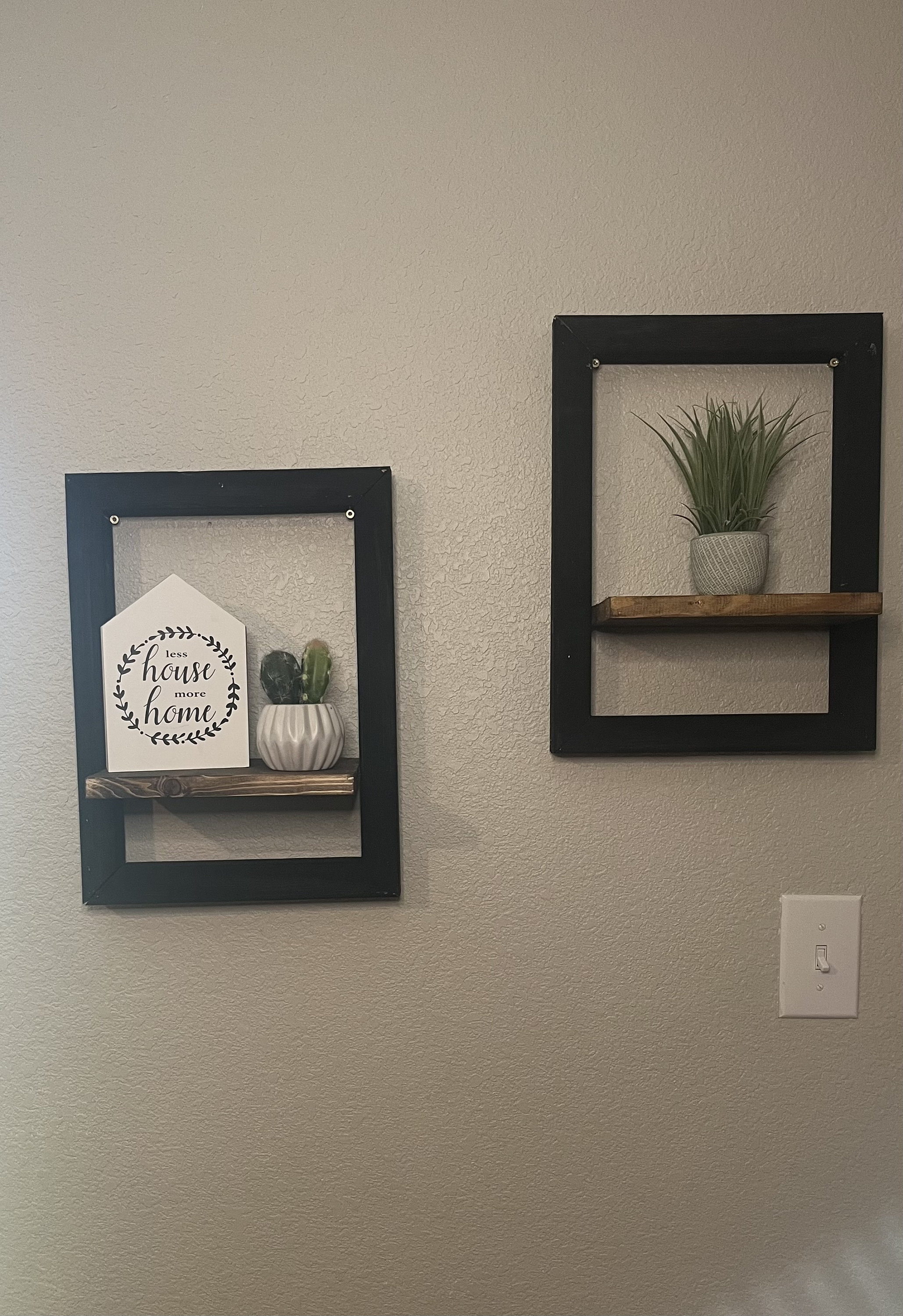 Wood Frame Shelf - Etsy