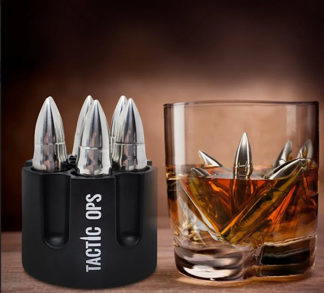 Bourbon Stone Chillers - Stainless Steel Bullet Shaped - SUPER COLD! by ...