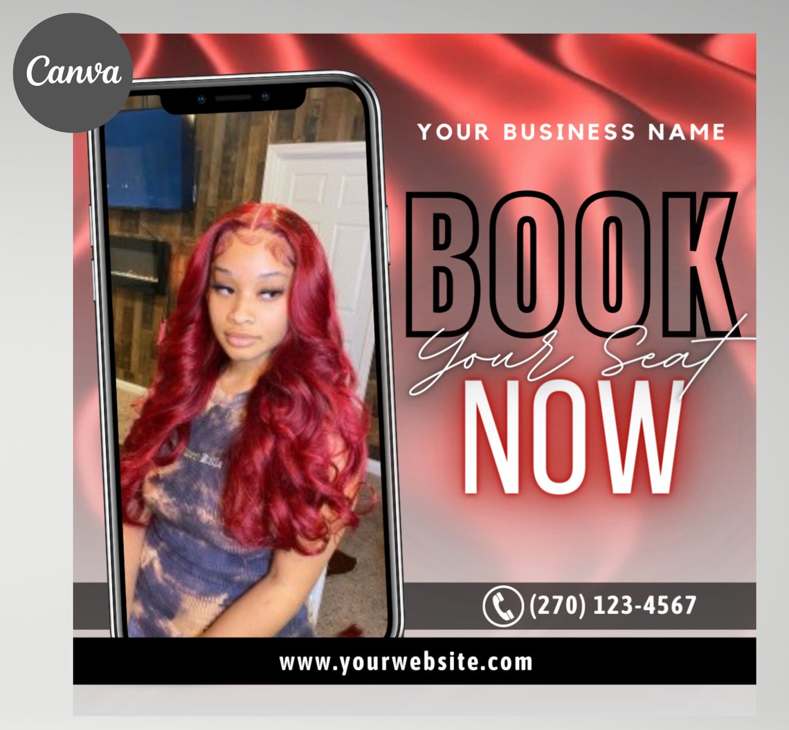 Editable Book Now Flyer DIY Appointments Available Booking - Etsy