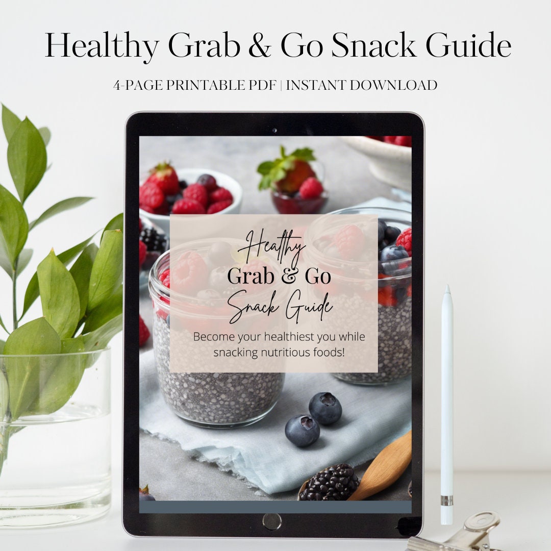 Healthy Grab & Go Snack Guide | Nutritious Vegan Snack Ideas | Travel ...