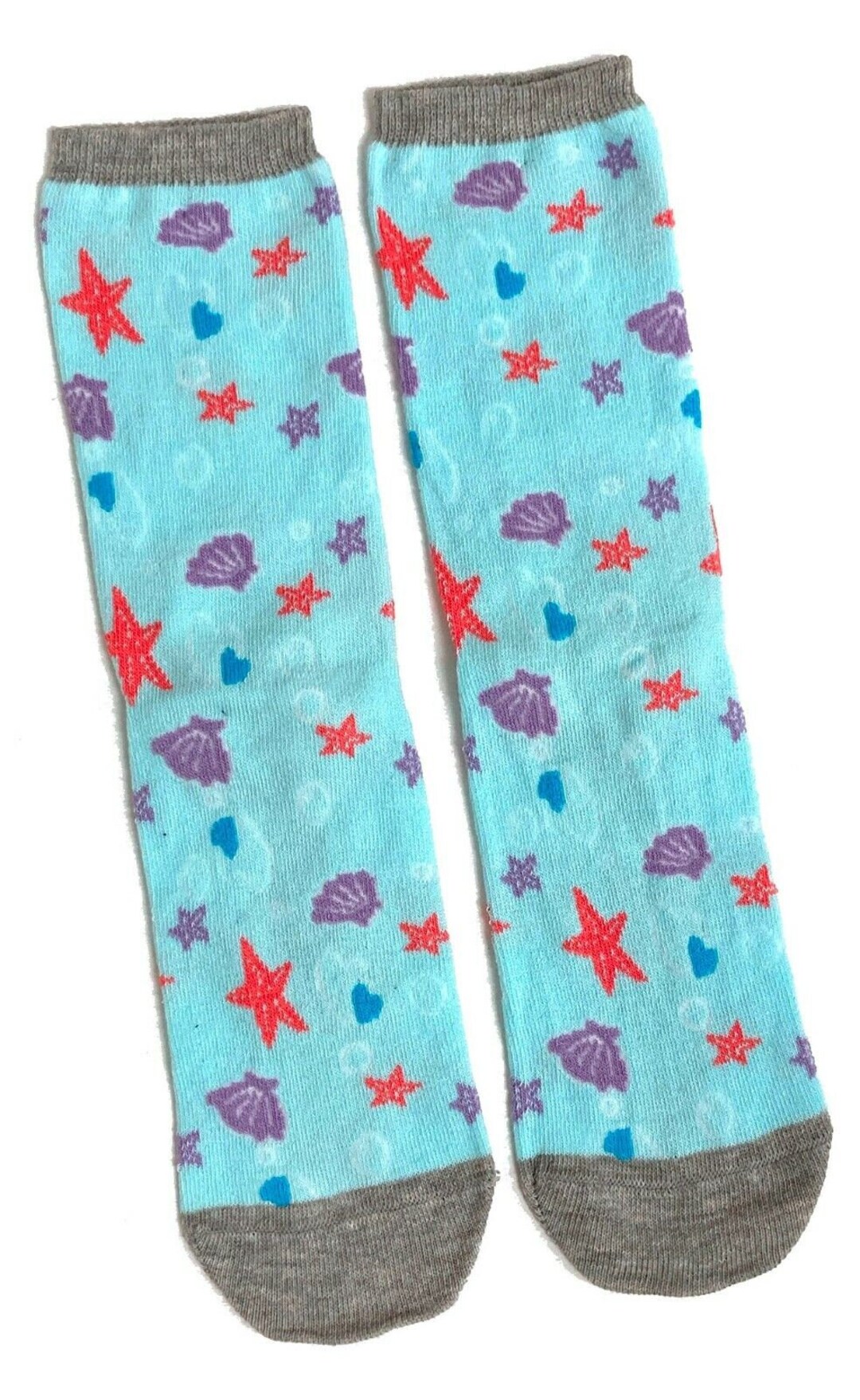 Ladies Shells Starfish Sea Stars Under the Sea Socks & Handmade Soy Wax ...
