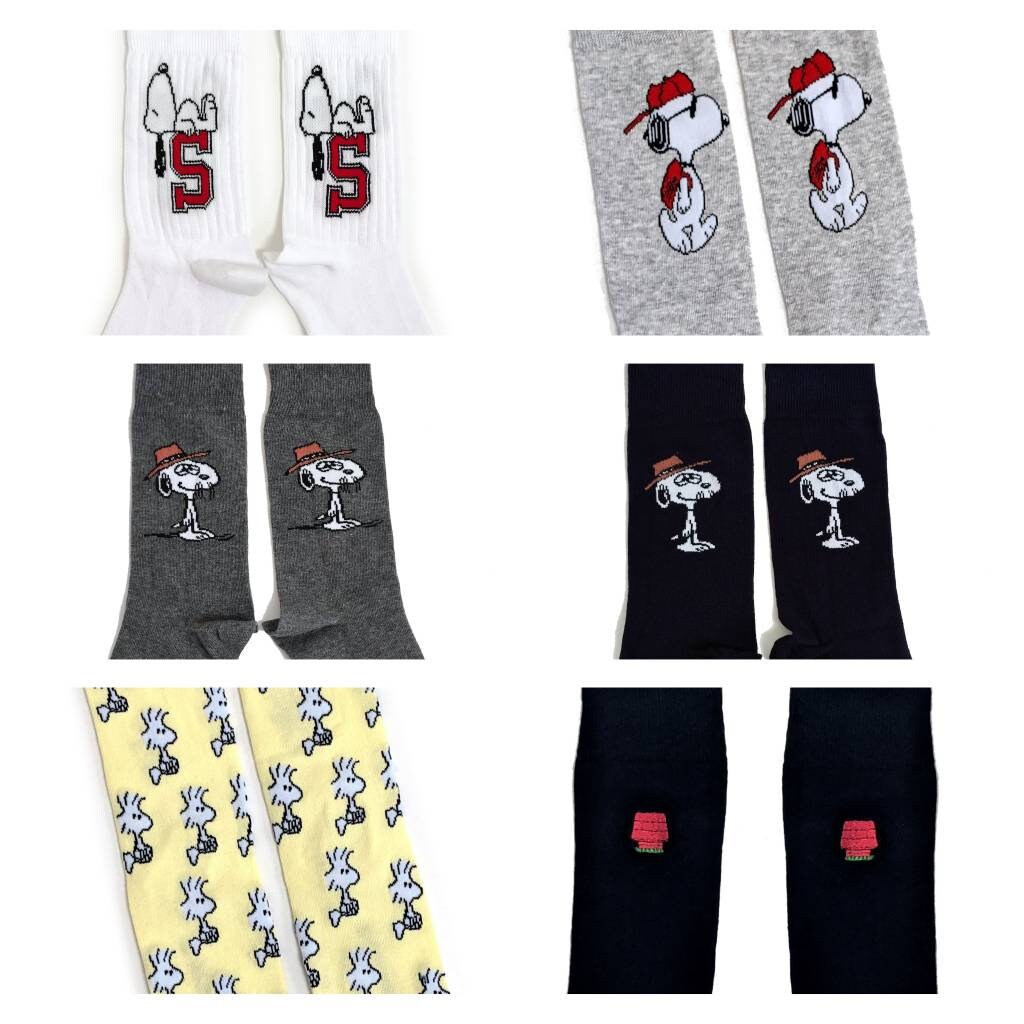 Snoopy Socks Men - Etsy