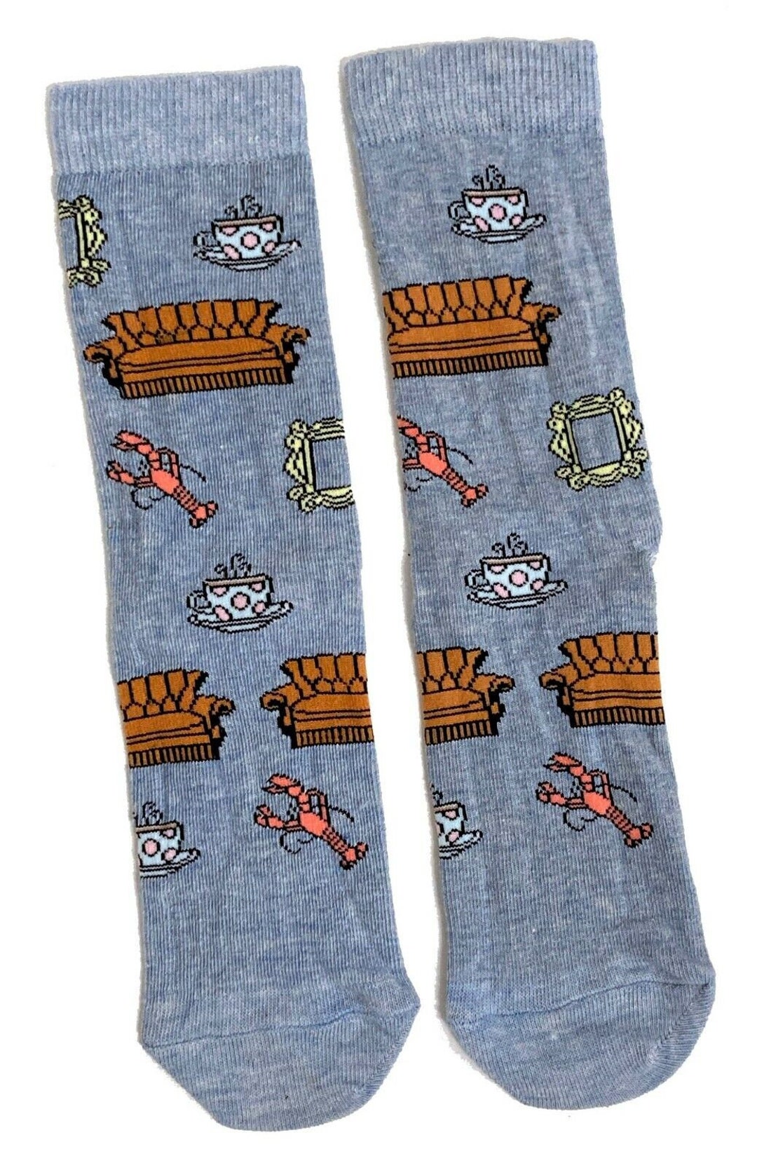 Ladies Sofa Lobster Couch Friends Tv Series Socks & Handmade Soy Wax ...
