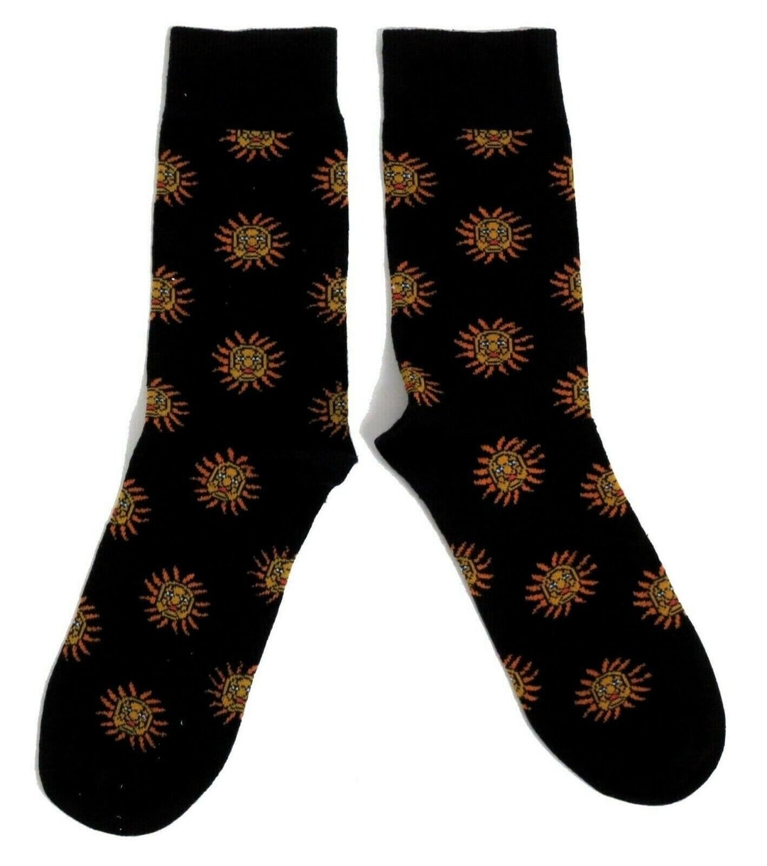 Mens Aztec Sun Socks & Handmade Soy Wax Melts Fragrance of Choice Free ...