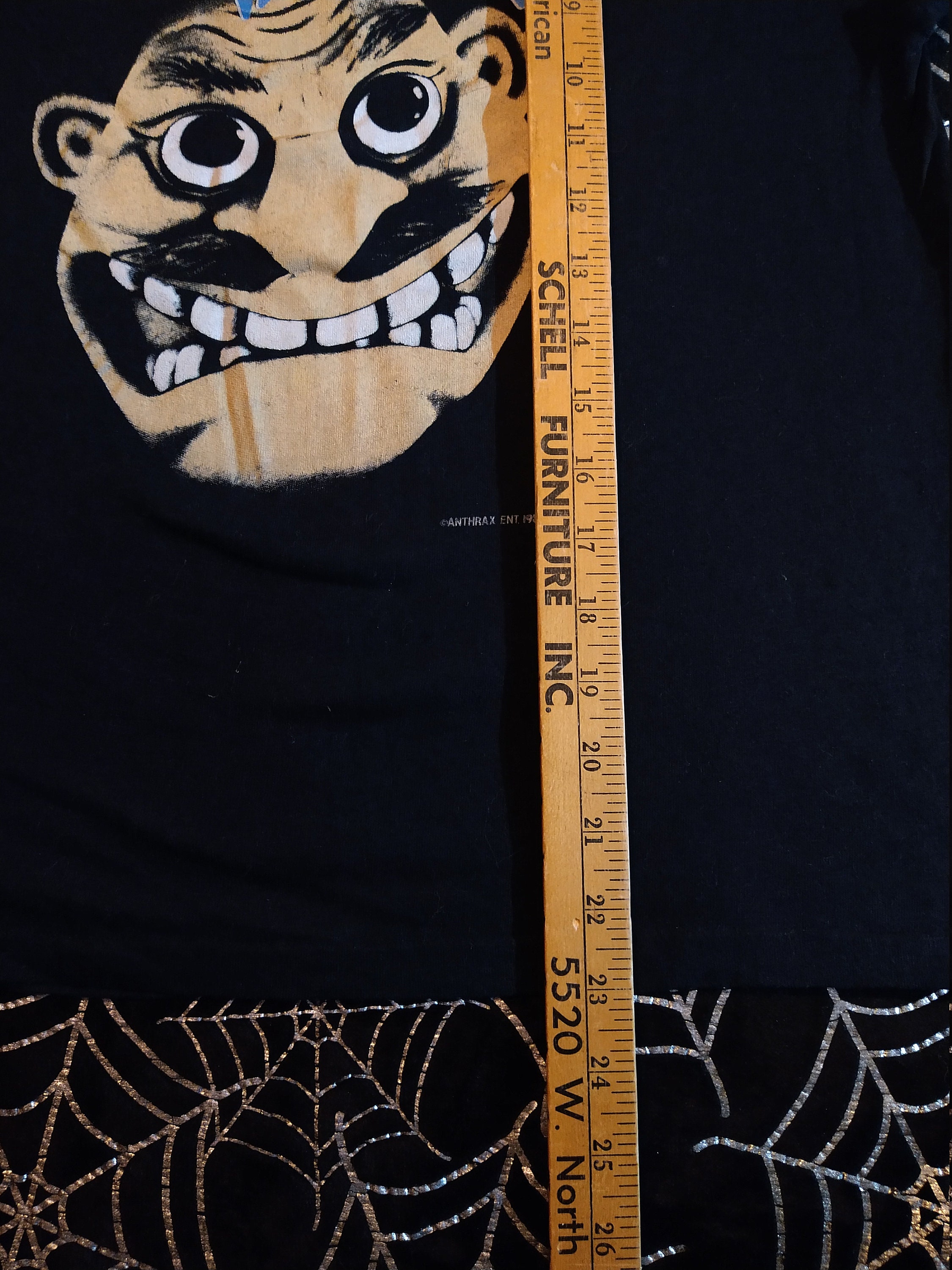 1988 Vintage Anthrax NOT Man Large Mens T. - Etsy Hong Kong