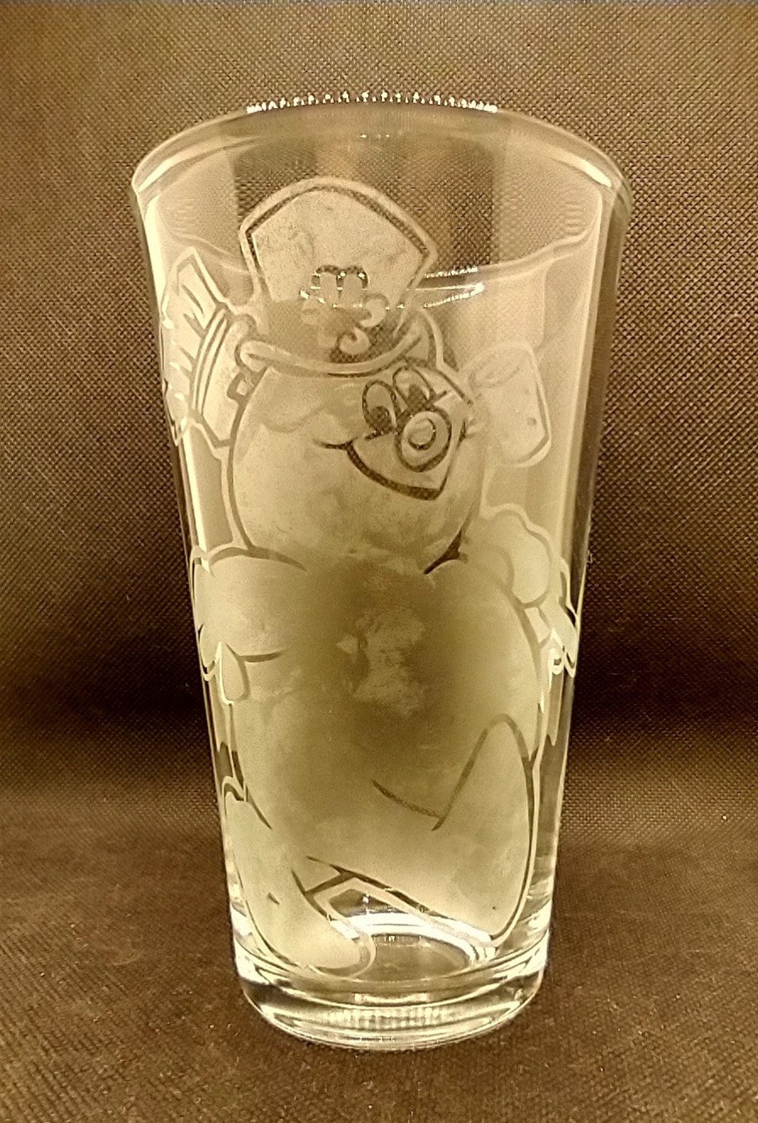 Frosty the Snowman 1969 Hand Etched Pint Glass - Etsy