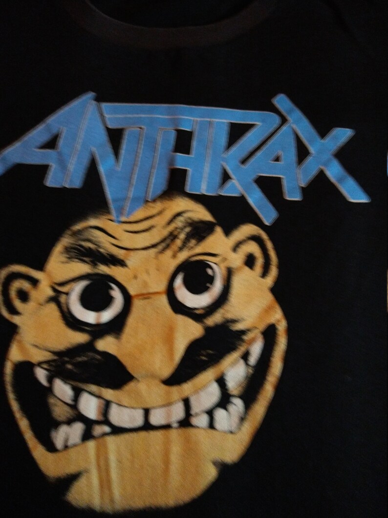 1988 Vintage Anthrax NOT Man Large Mens T. - Etsy
