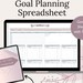 Goal Tracker Spreadsheet, Smart Goals Worksheet Goal Setting, Google ...