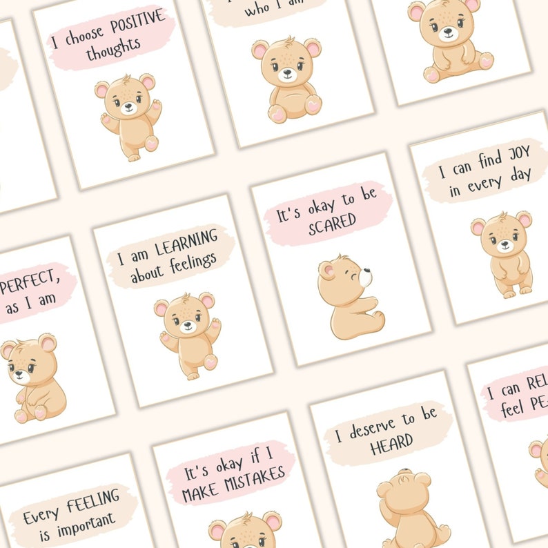 Coping With Emotions Kids Affirmation Cards, Coping Skills Cards ...