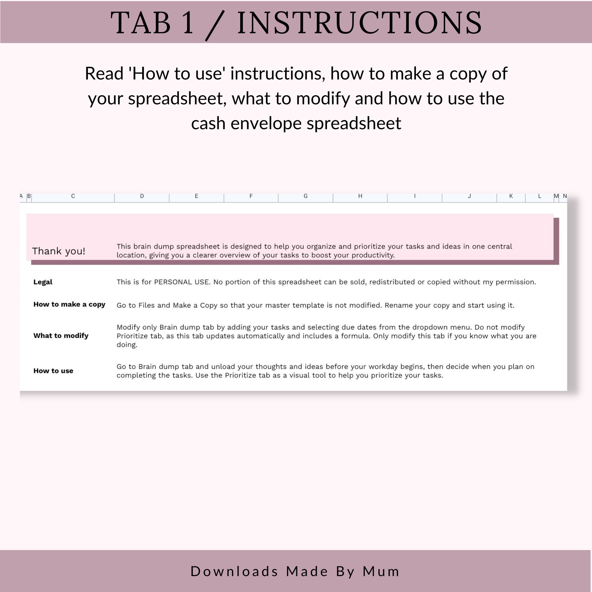 Cash Envelopes Spreadsheet, Digital Money Envelopes, Budget Spreadsheet ...