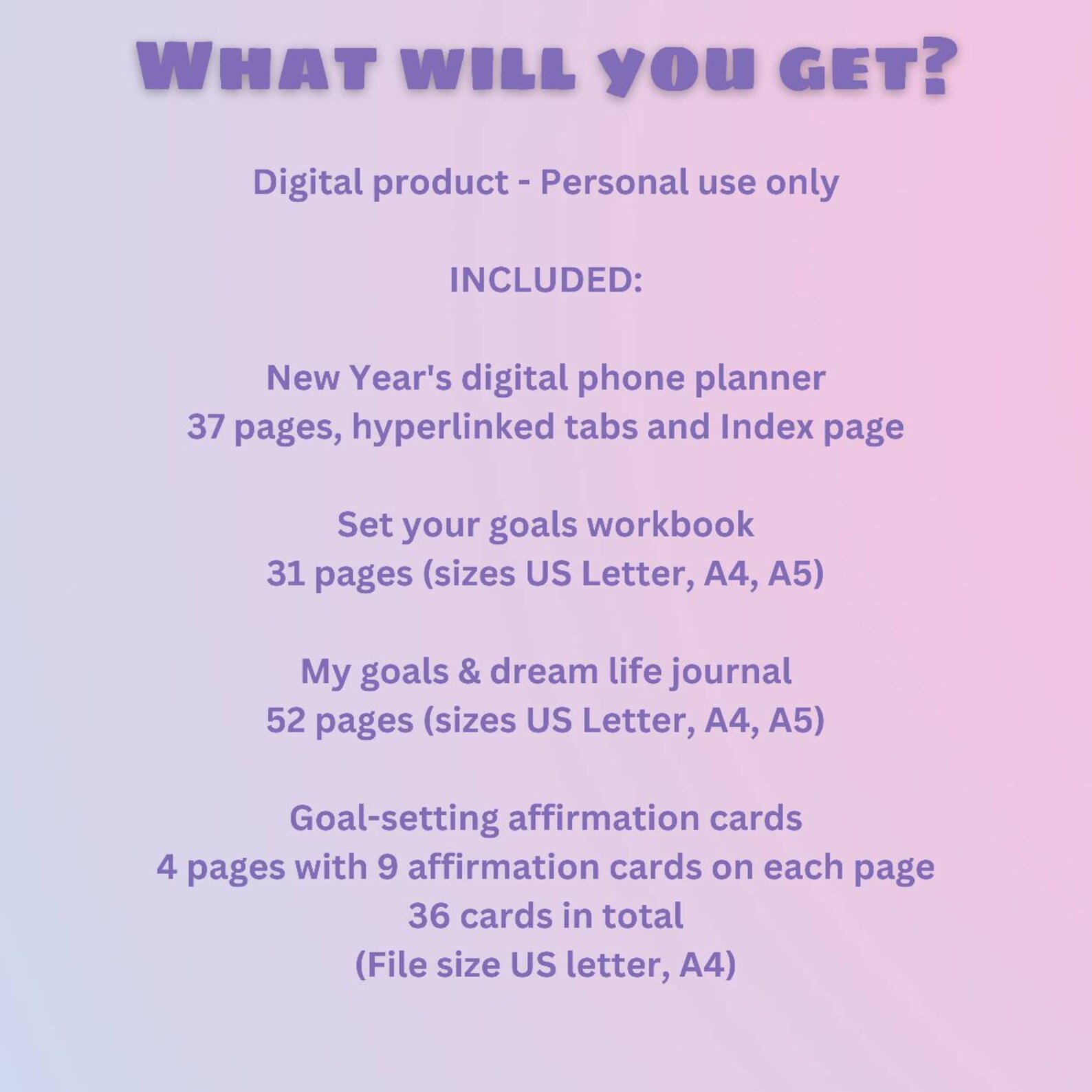 Goal Planning PDF, Goal Setting Bundle, Goal Journal, Goal Setting ...