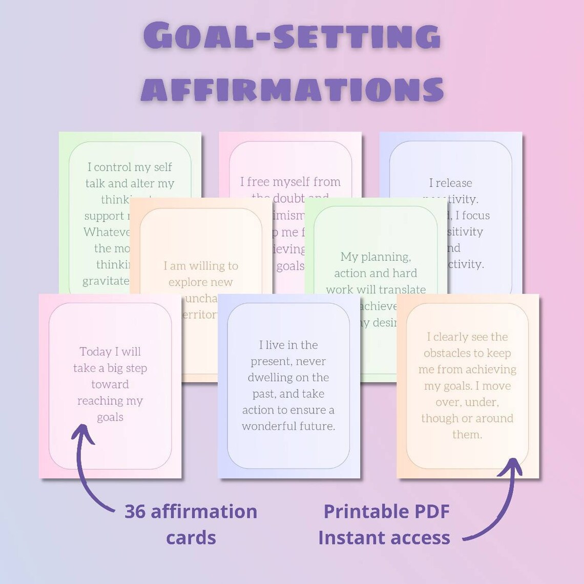 Goal Planning PDF, Goal Setting Bundle, Goal Journal, Goal Setting ...