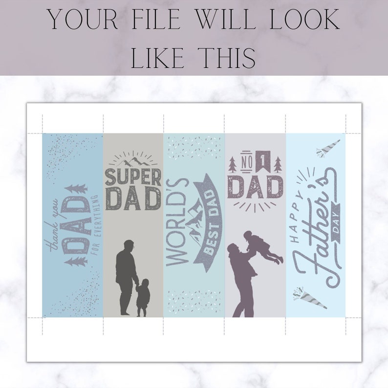 Bookmark Set, Bookmarks for Men, Printable Bookmarks, Father's Day Gift ...