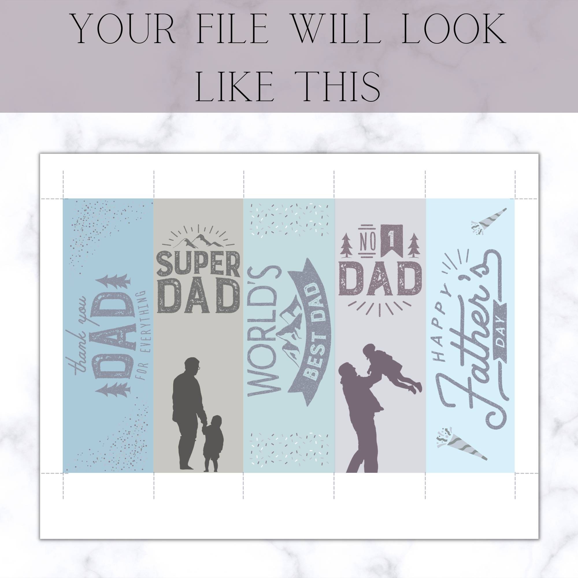 Bookmark Set, Bookmarks for Men, Printable Bookmarks, Father's Day Gift ...