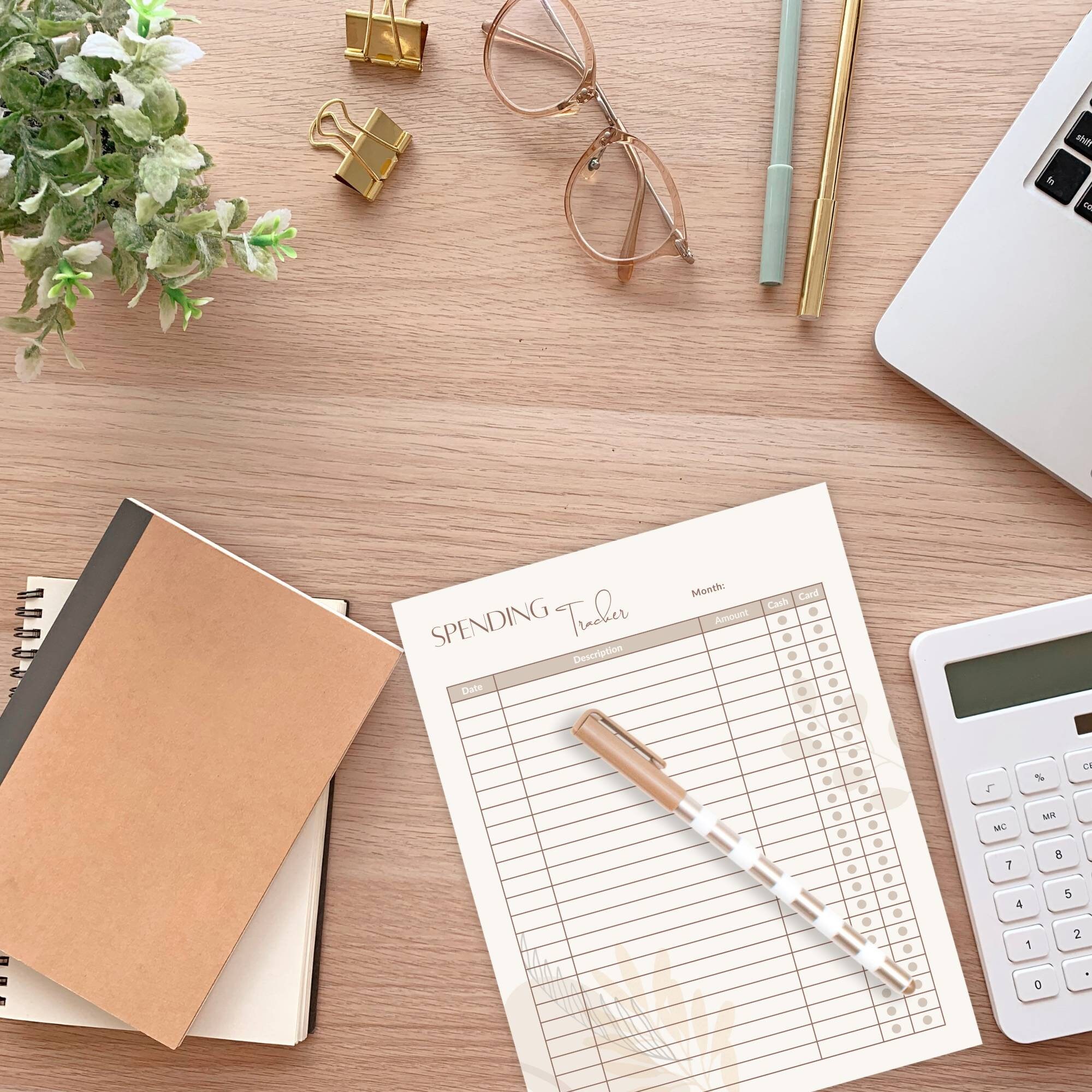 Monthly Bill Tracker, Spending Tracker, Bill Tracker Printable ...