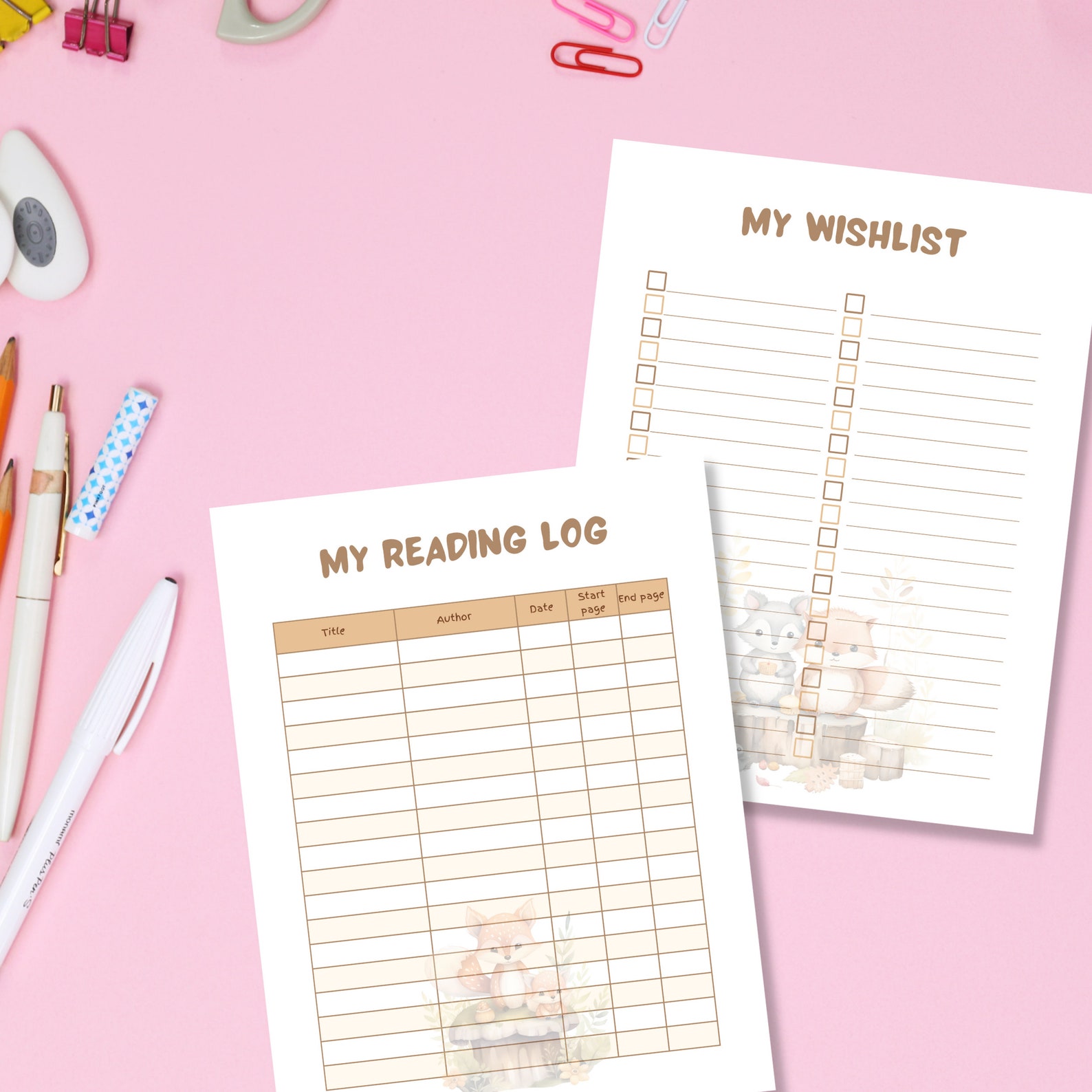 Reading Log for Kids Printable, Kids Book Tracker, Reading Challenge ...