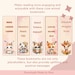 Bookmarks for Kids Printable, Cute Animal Theme Bookmarks, Bookmarks ...