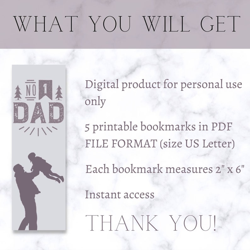 Bookmark Set, Bookmarks for Men, Printable Bookmarks, Father's Day Gift ...
