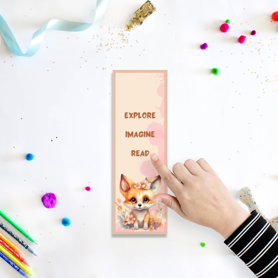 Bookmarks for Kids Printable, Cute Animal Theme Bookmarks, Bookmarks ...