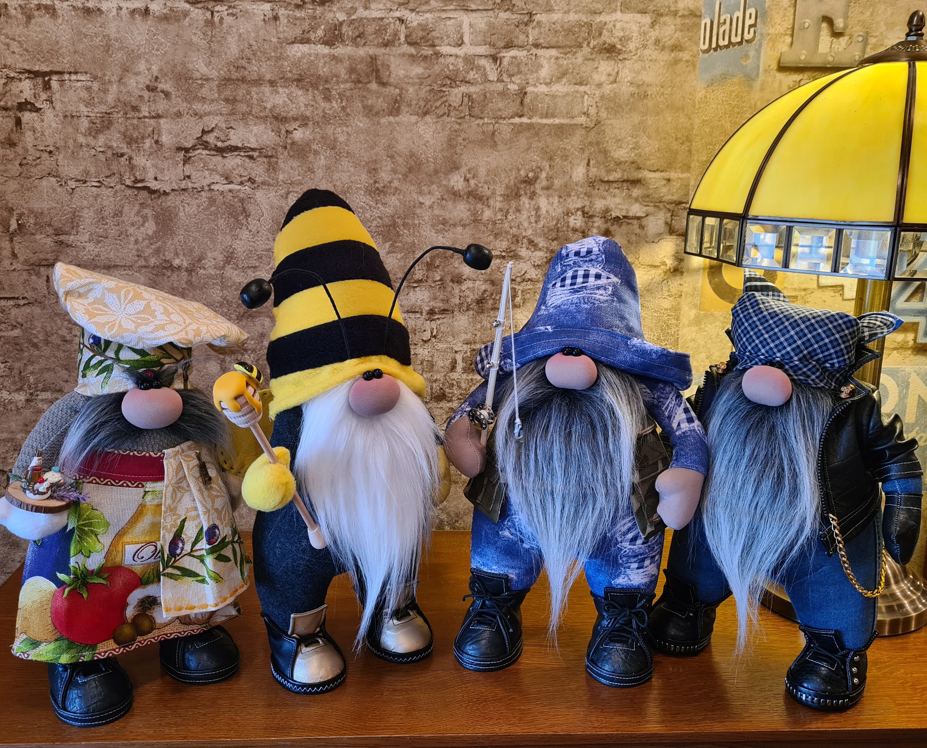 Handmade Gnome Bee for Summer Decor Featuring Honey Bee and Bumble Bee ...