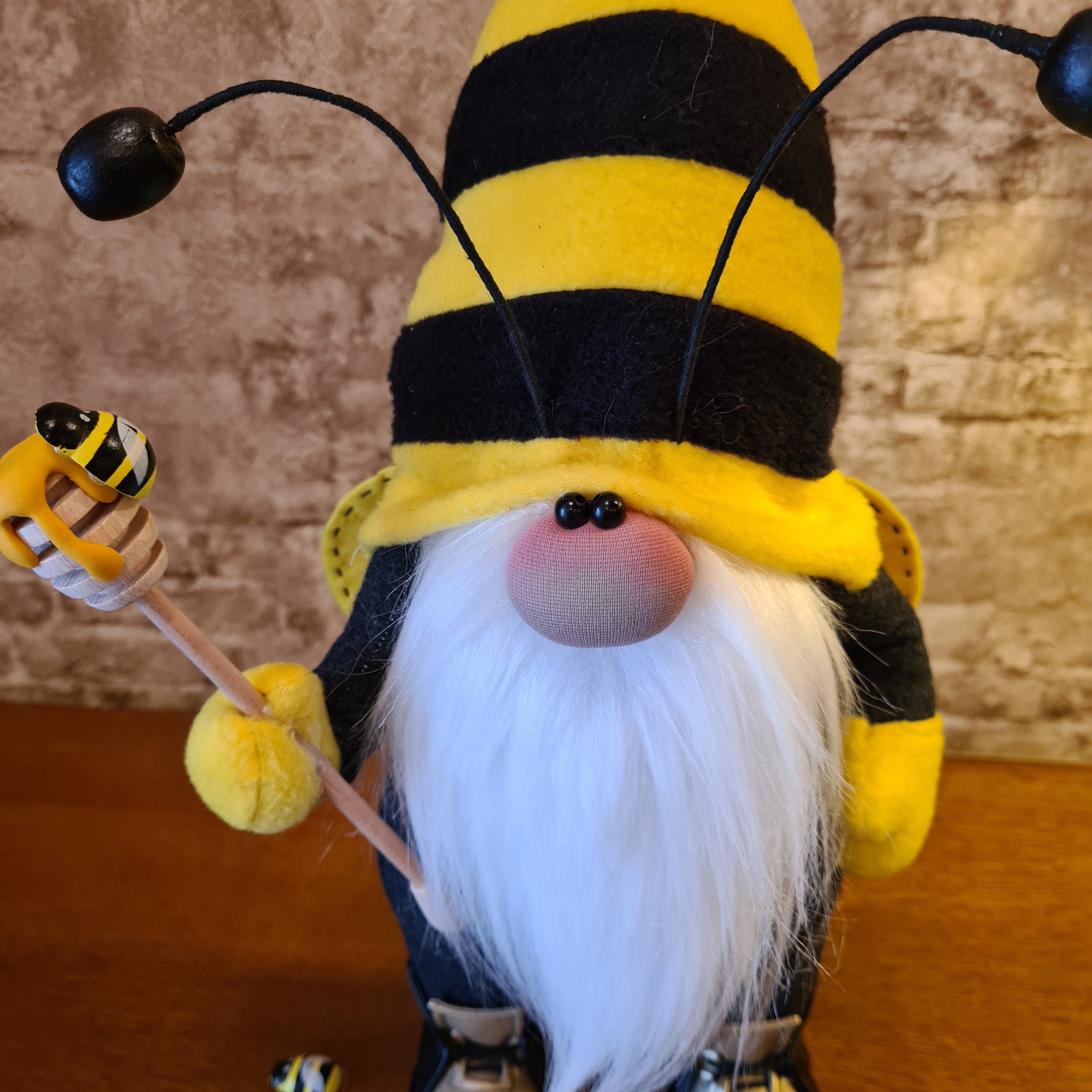 Handmade Gnome Bee for Summer Decor Featuring Honey Bee and Bumble Bee ...