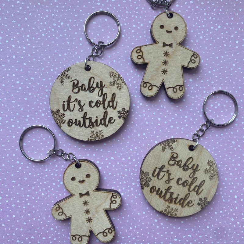 Snowflake Keychain - Etsy