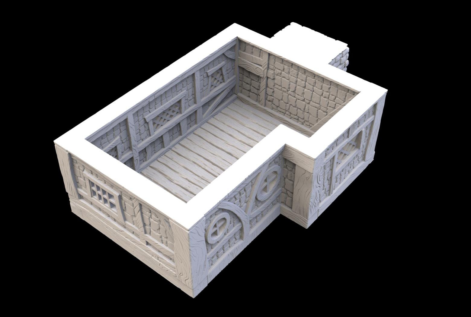 Tabletop House Fantasy Common House for Wargaming Tabletop - Etsy