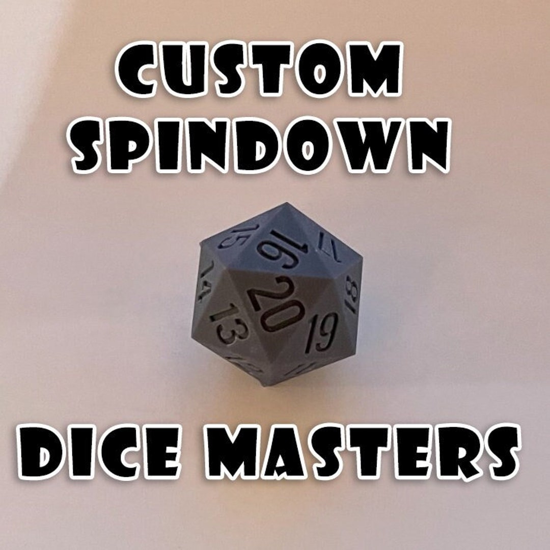 Spindown Dice Masters - Custom 3D Printed for Dice Making - Etsy