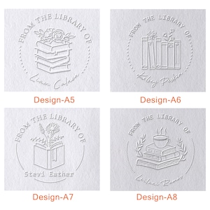 Custom Book Embosser/from the Library of Book Embosser/library Embosser ...