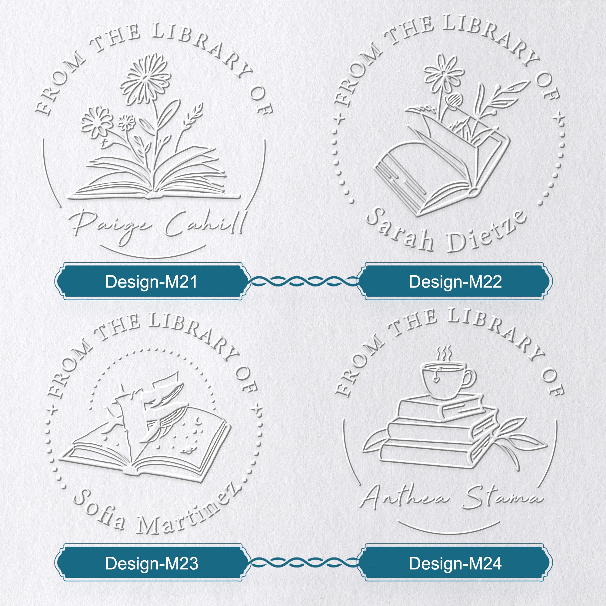 Book Embosser Personalized - Custom With Name For Book Lovers Gift ...