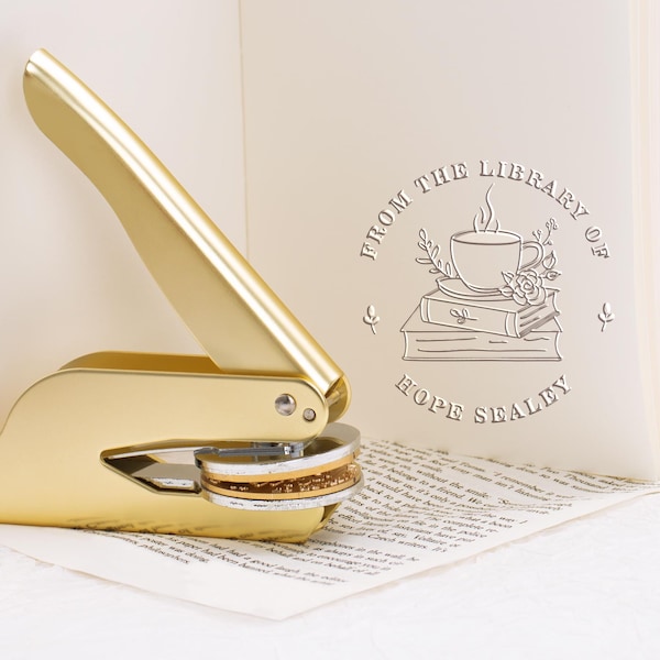 Custom Book Embosser - Etsy