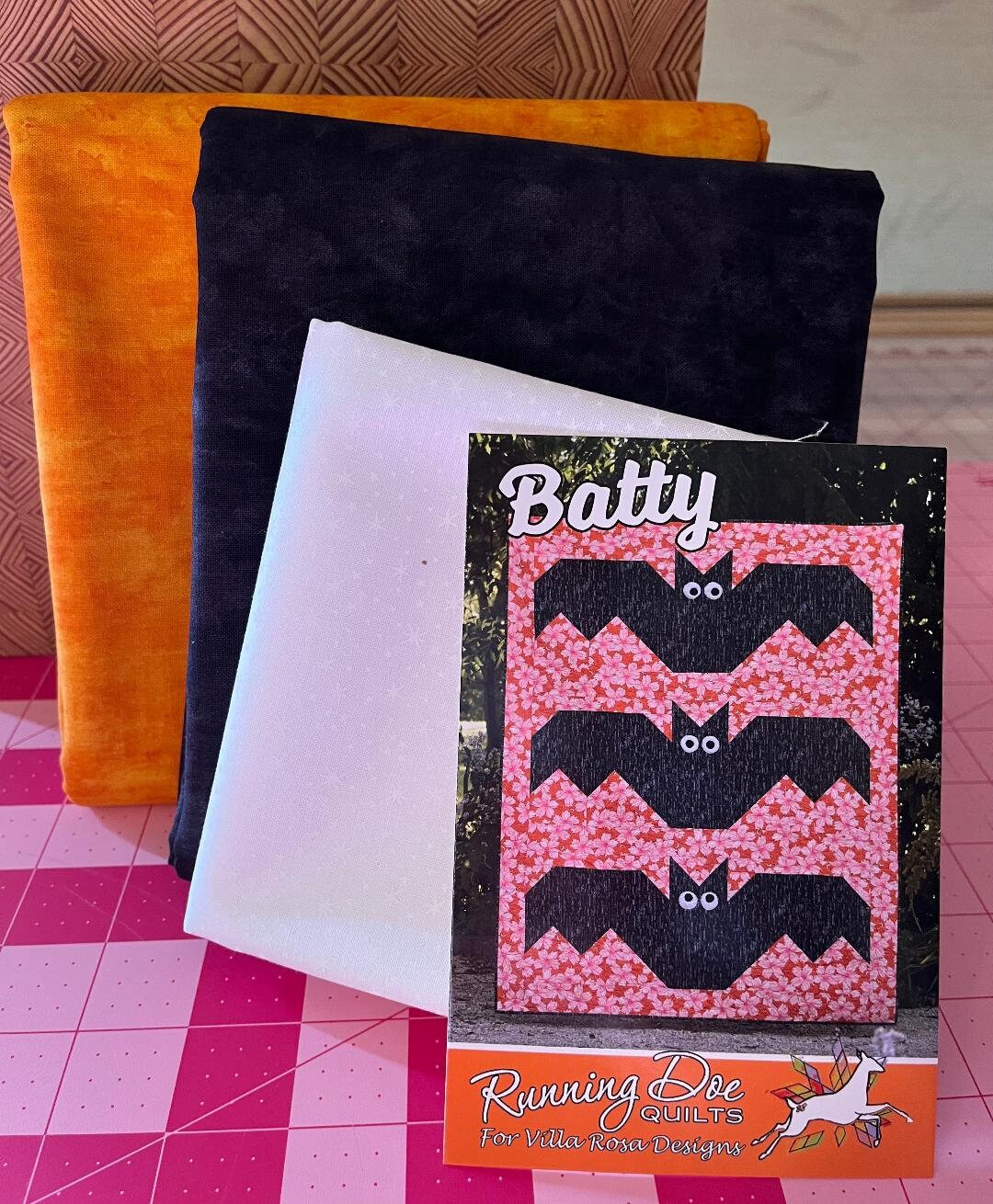 Batty, Fun Fall Quilt Kit - Etsy