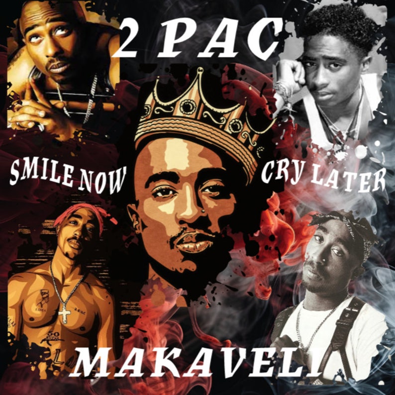 Tupac/2 Pac Design PNG Only - Etsy