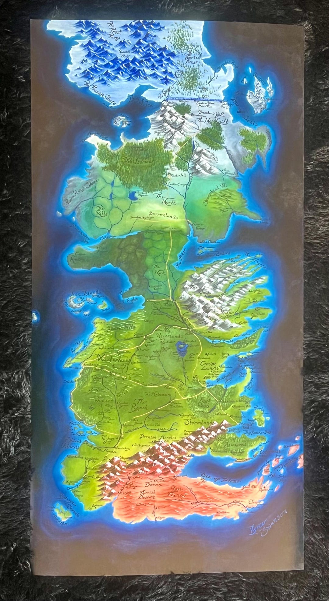 Westeros Oil Painting Poster Prints - Etsy