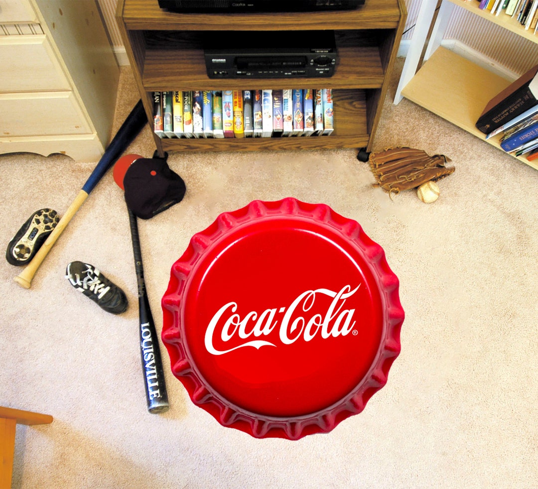 Coca Cola Rug,coca Cola Cap Rug,shaped Rug,round Rug,modern Rugs,rug ...