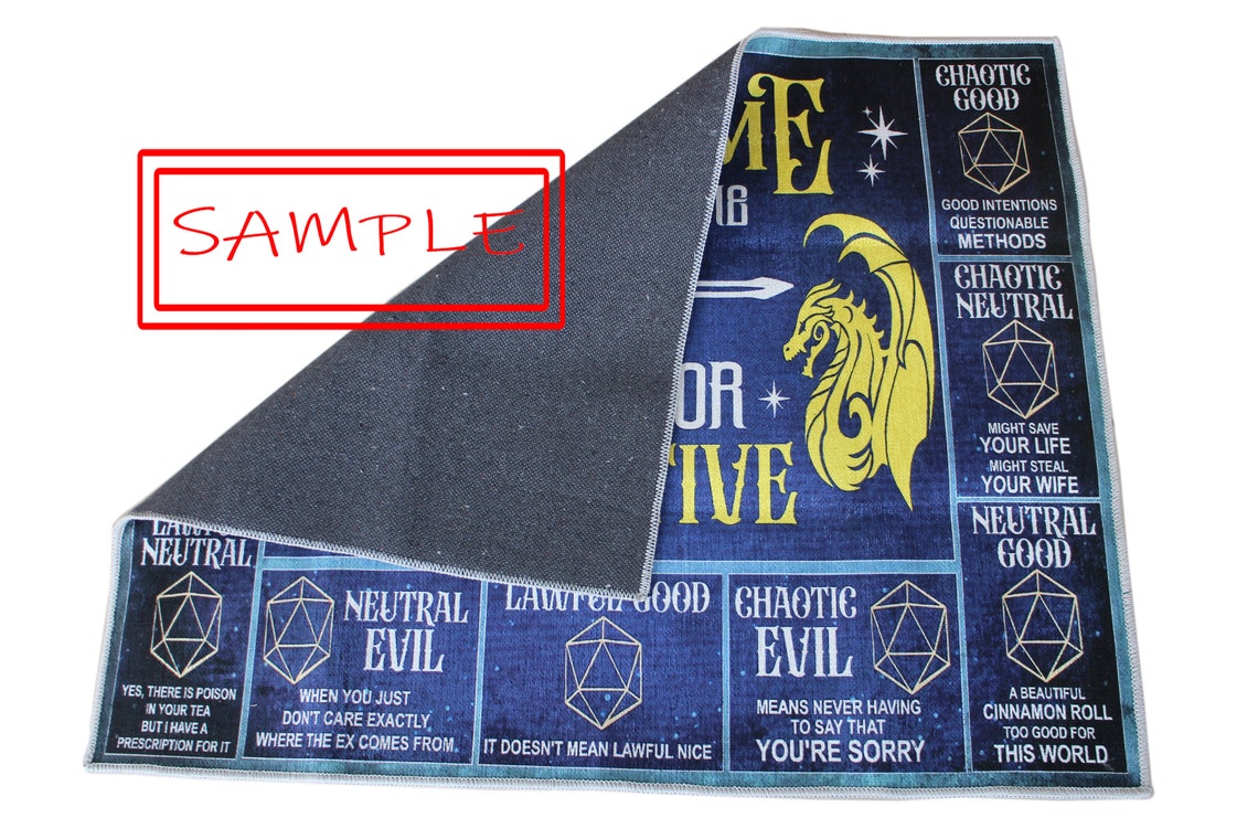 Dungeons Dragons Rugdungeons Rugdragon Rugliving Room | Etsy