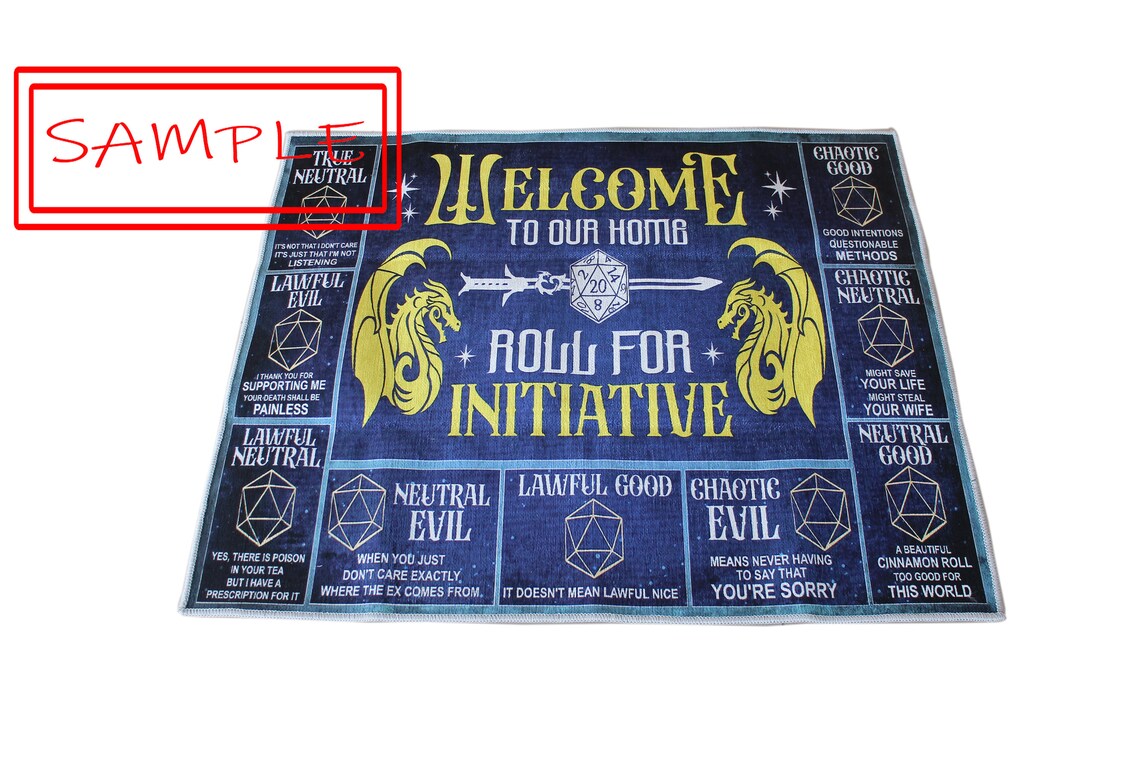 Dungeons Dragons Rugdungeons Rugdragon Rugliving Room | Etsy