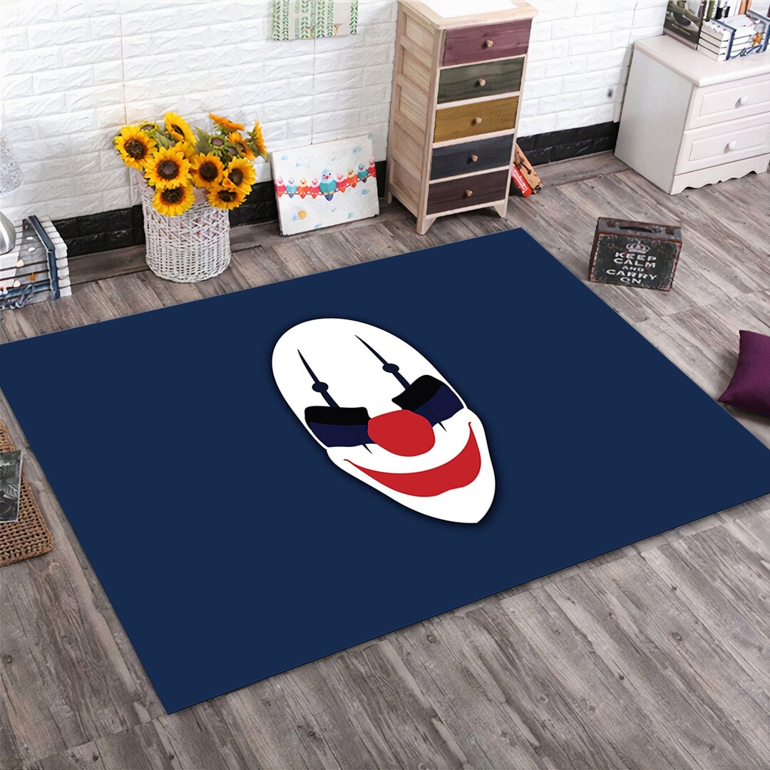 Pennywise Rug, Horror Movie Area Rug, Horror Movie Carpet, Modern Rug ...