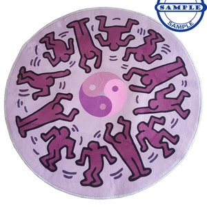 3D Abstract Rug,vortex Rug,round Rug, Colorful Rug,home Decorative Rug ...