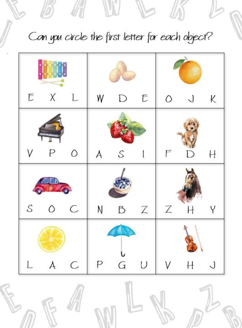 Printable ABC Alphabet Activity | Classroom Learning | Fun Game ...
