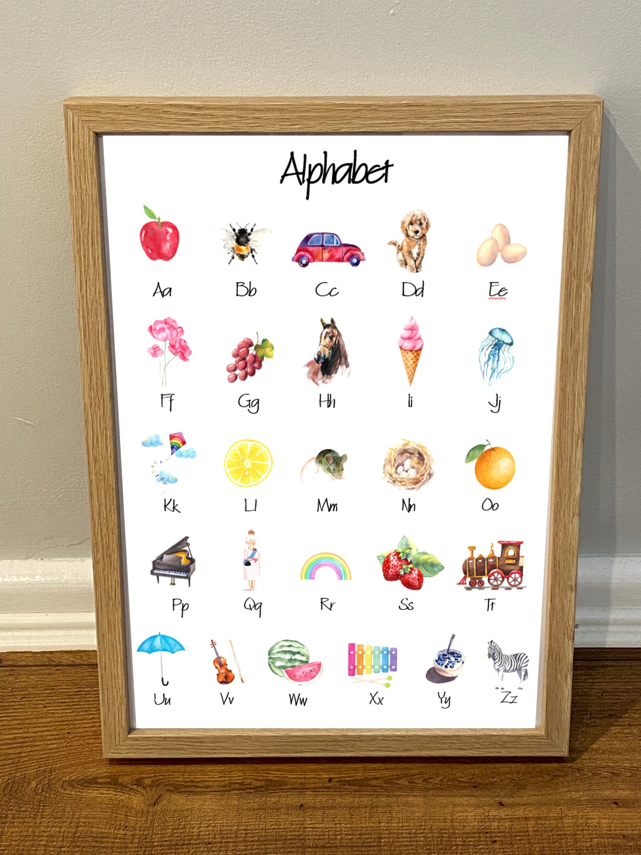 Printable ABC Alphabet Poster | Preschool Classroom Learning ...