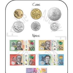 Australian Money Activity | Classroom Learning | Counting Activity ...