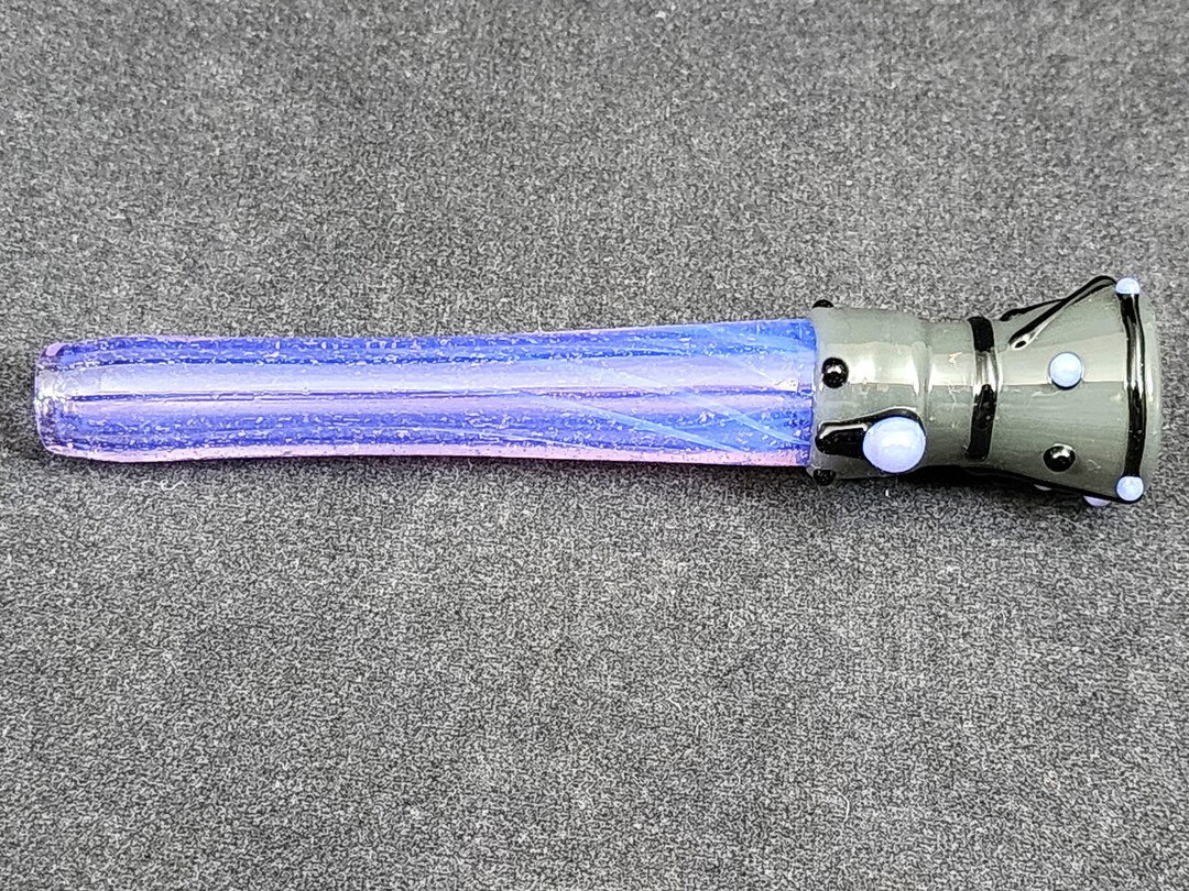 Purple Lightsaber Glass Chillum - Etsy