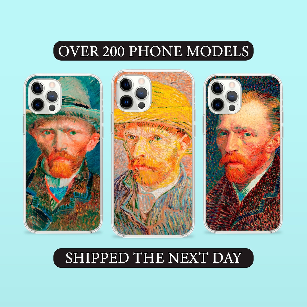Vincent Van Gogh Self Portrait Phone Case, Famous Artwork Watercolor ...