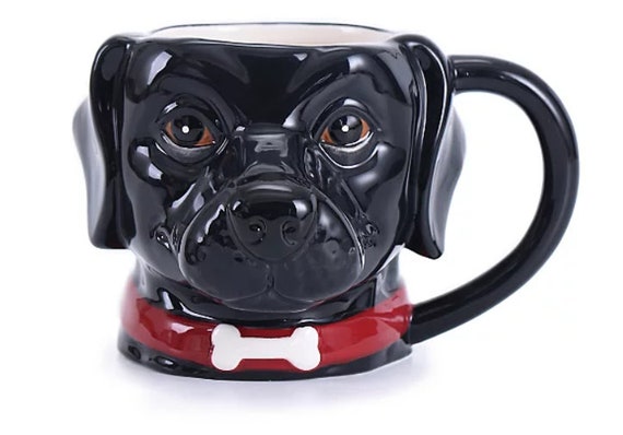 Black Labrador Tea Coffee Cup Mug 3D Home Dining Kitchen Dog - Etsy UK